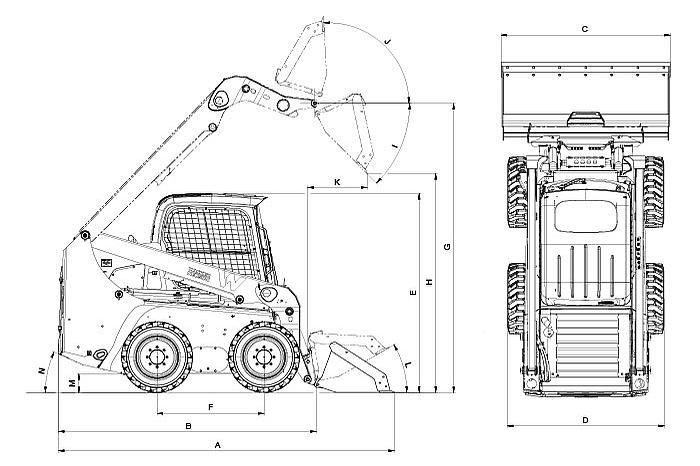 Wacker Neuson SW17 - Radial Lift Skid Steer